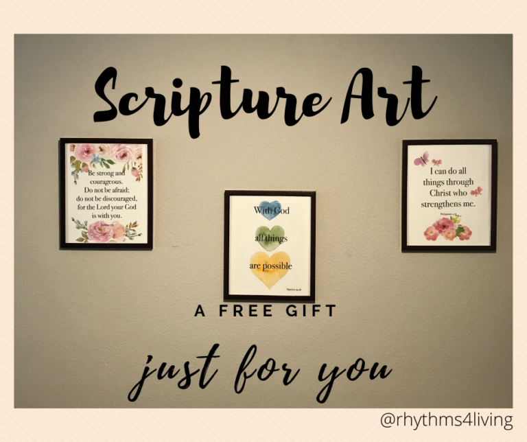Scripture Art For Your Home